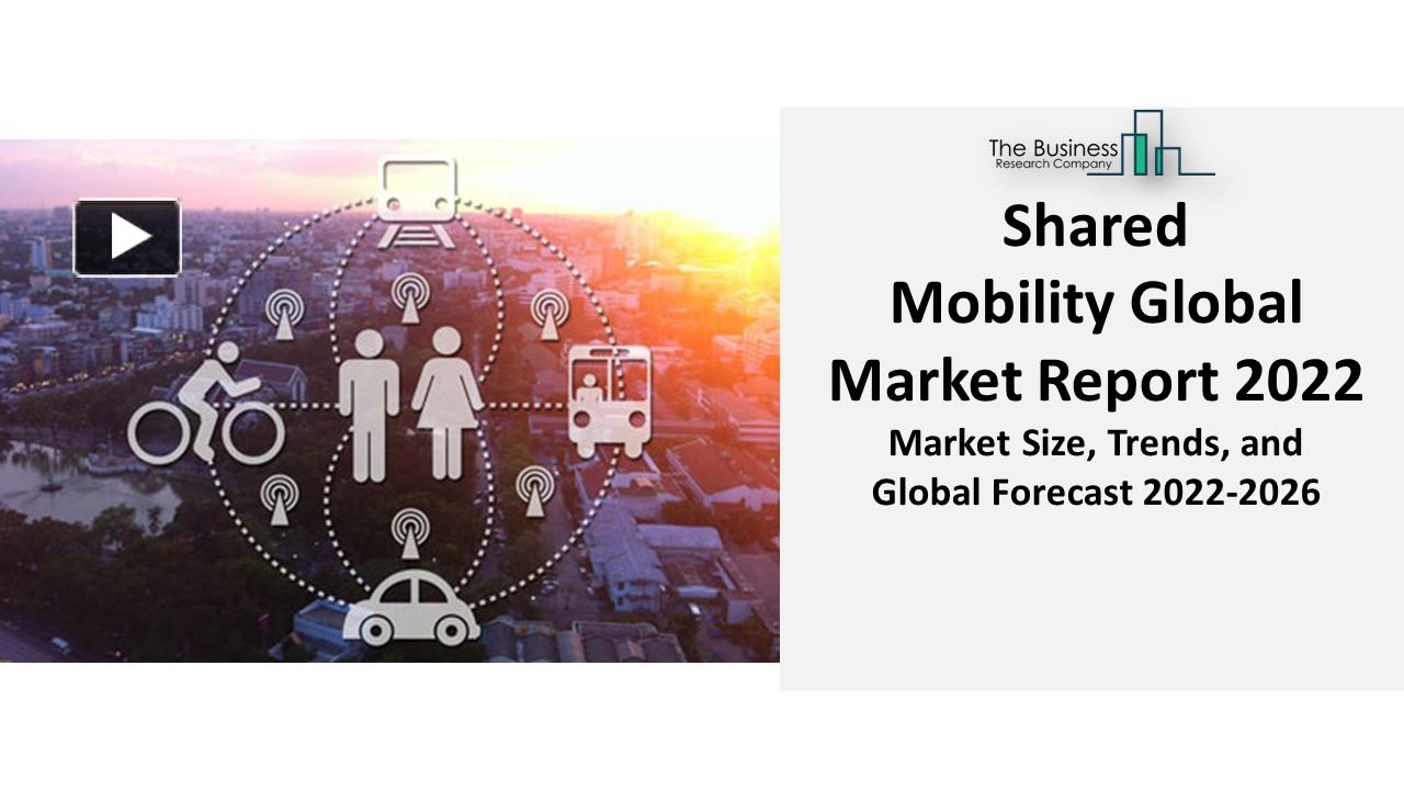 Shared Mobility Market SWOT Analysis And Demand With Forecast 2022 To ...