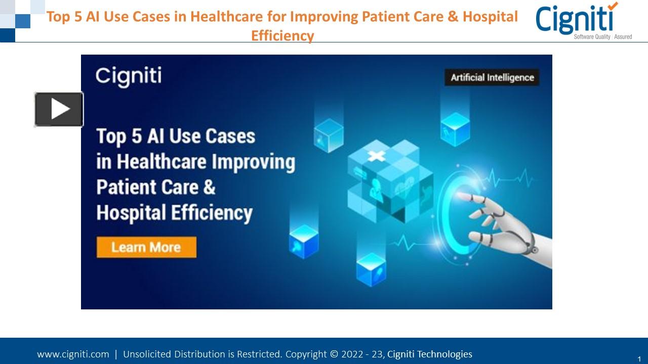 Top 5 AI Use Cases in Healthcare for Improving Patient Care & Hospital ...