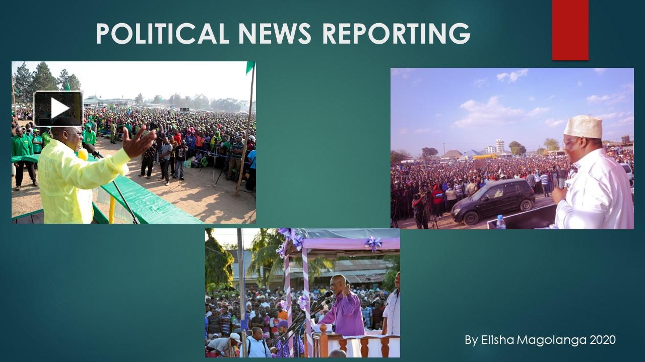 Political News Reporting presentation | free to download