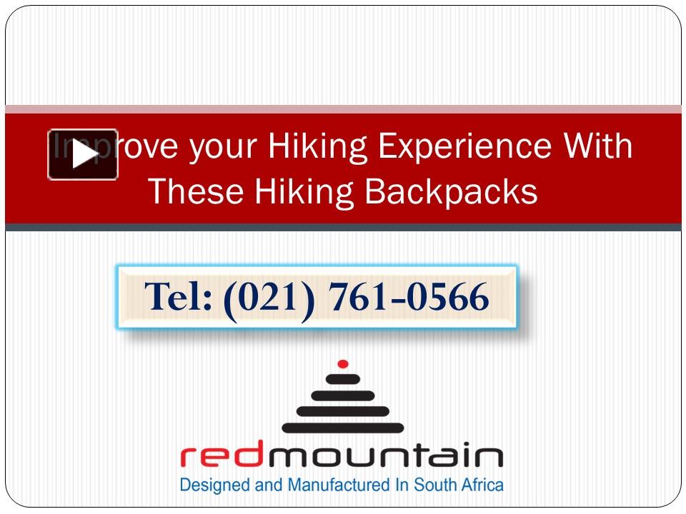 PPT – Improve your Hiking Experience With These Hiking Backpacks ...