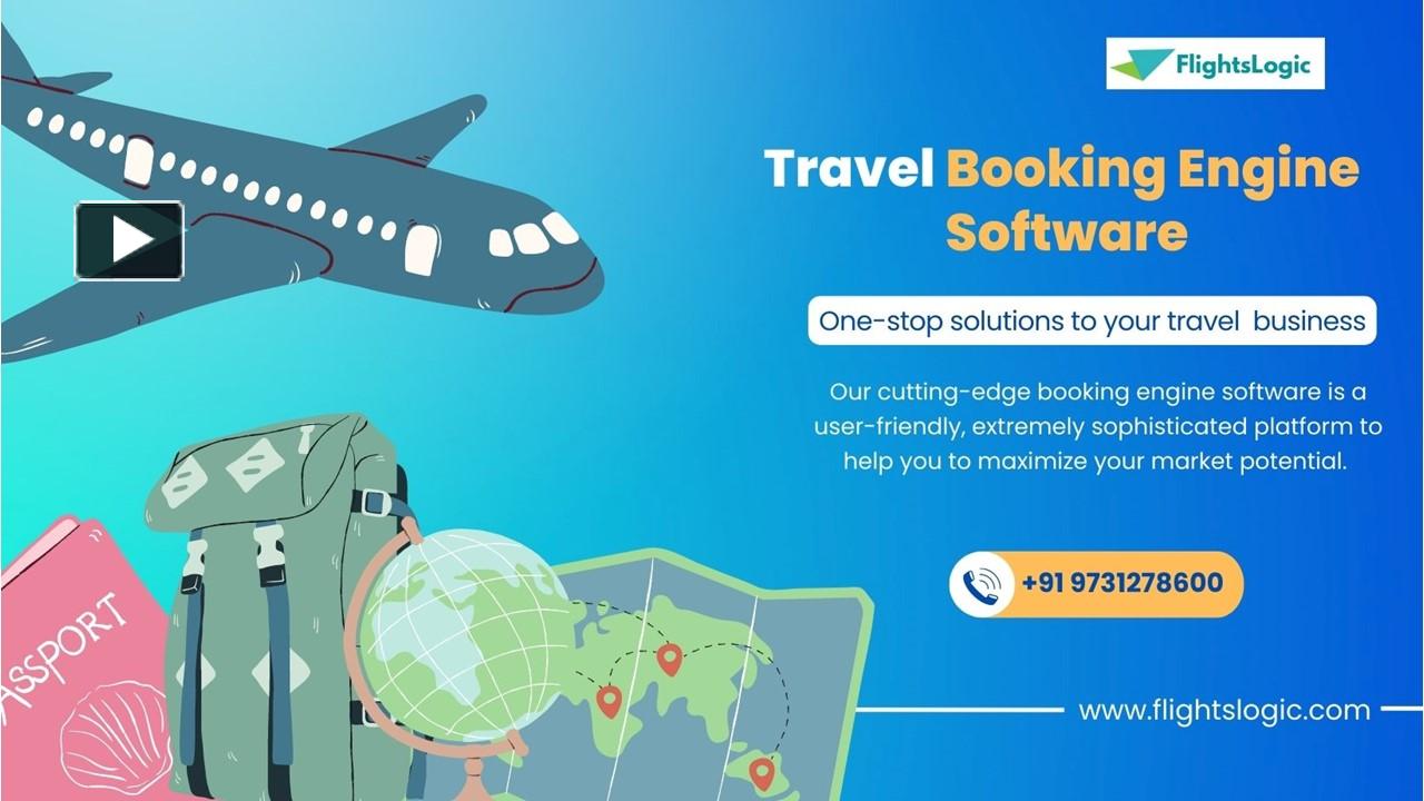 PPT – Booking Engine Software | Travel Software PowerPoint presentation ...