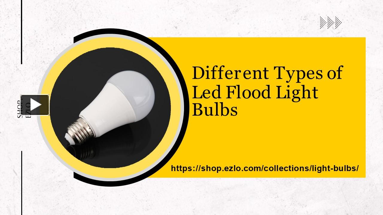 Smart Led Flood Light Bulbs presentation | free to download