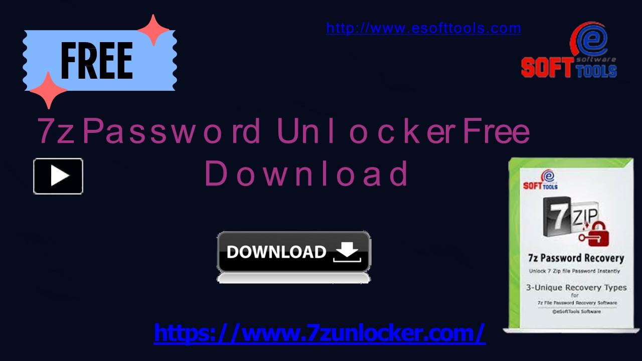 7z password unlocker presentation | free to download