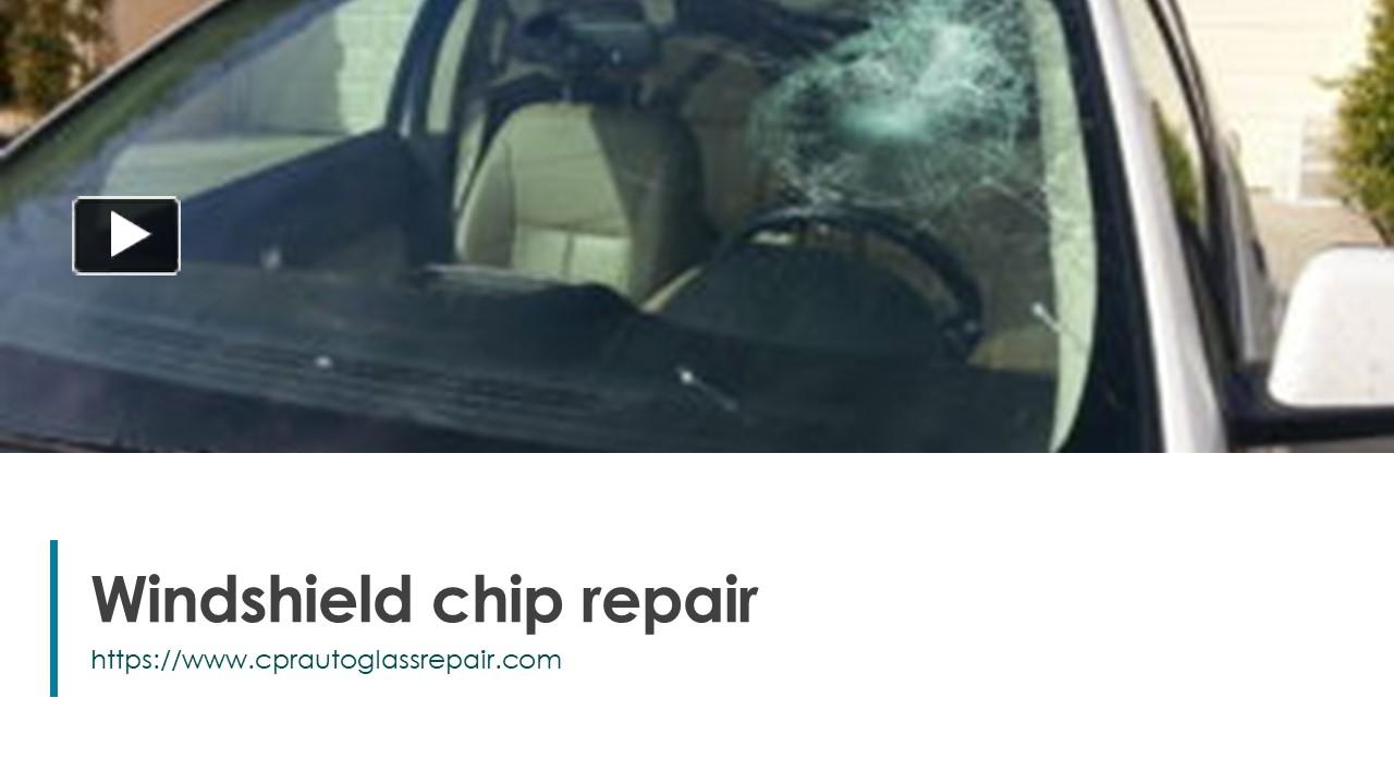 Windshield chip repair presentation | free to download