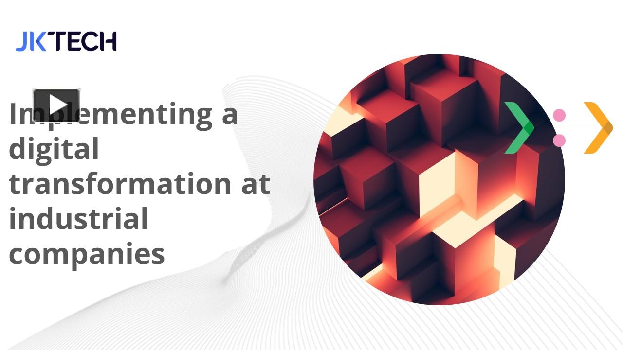 PPT – Implementing a digital transformation at industrial companies ...