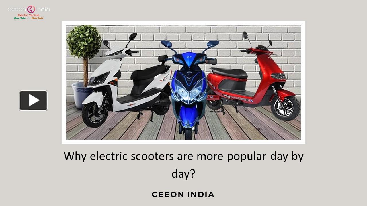 Why electric scooters are more popular day by day? presentation | free ...