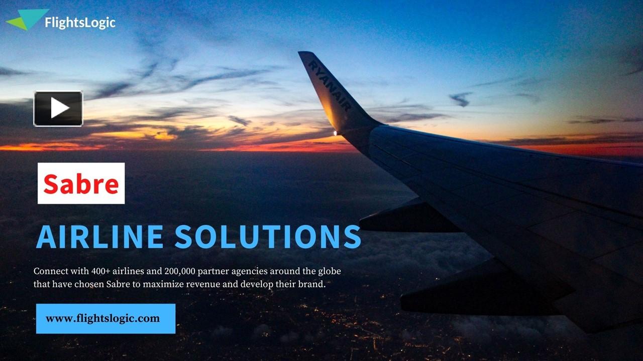 PPT – Sabre Airline Solutions PowerPoint presentation | free to ...