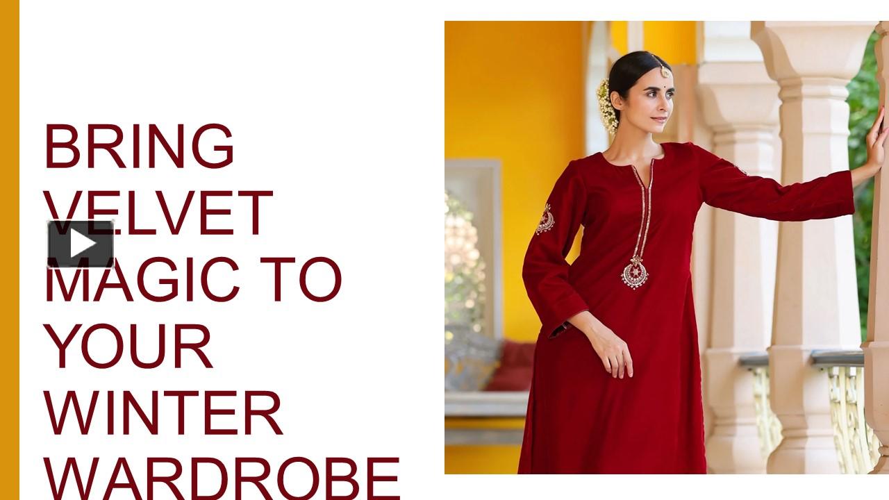 PPT – Bring Velvet Magic To Your Winter Wardrobe PowerPoint ...