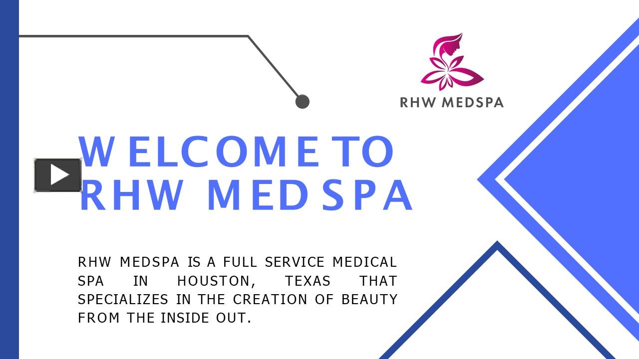 Explore Rhw Med Spa's Most Popular Asthetic Treatments In Houston ...