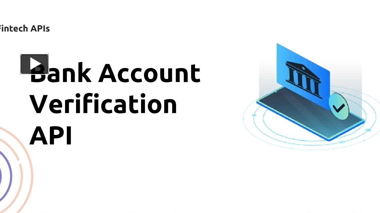 PPT – Bank Account Verification API PowerPoint presentation | free to ...