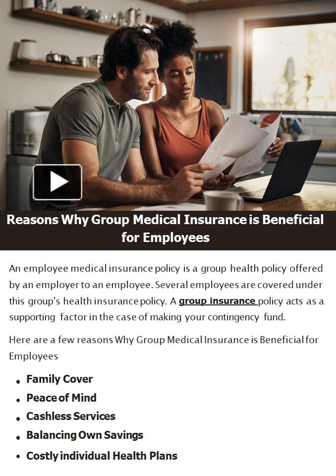 PPT – Reasons Why Group Medical Insurance is Beneficial for Employees ...
