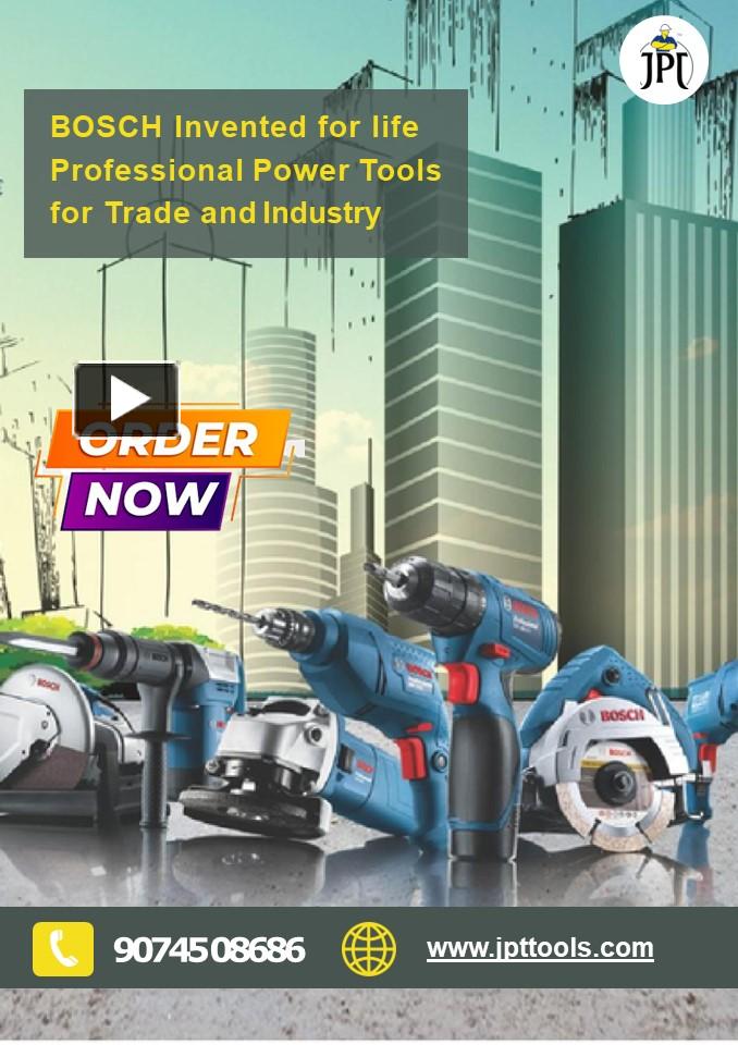 PPT – Choose the Best Bosch Gdc 120 Online - JPT Tools PowerPoint ...