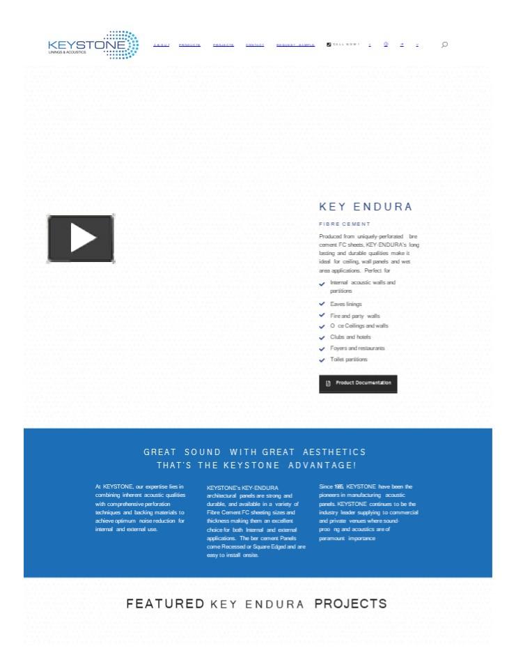 FC sheet- Fibre Cement Sheeting - Perforated - Key Endura - Keystone ...