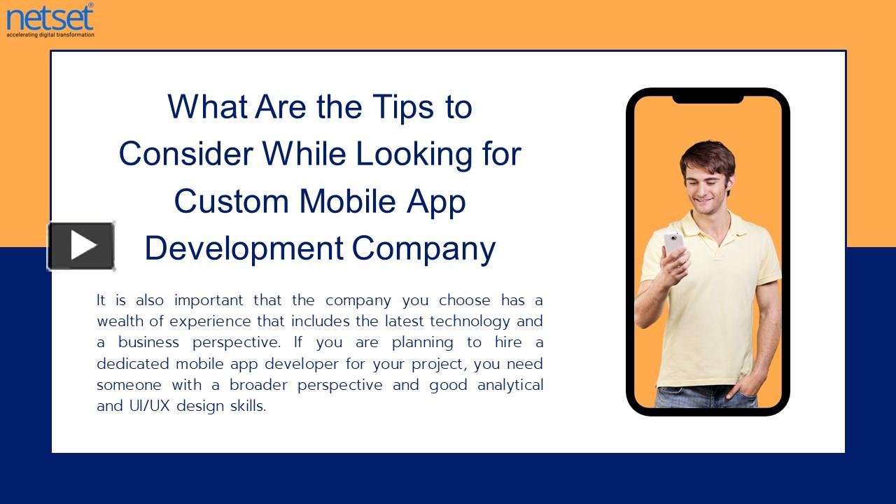 What Are the Tips to Consider While Looking for Custom Mobile App ...