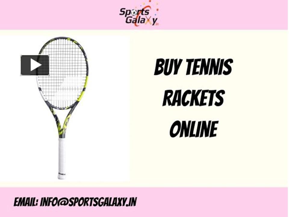 PPT – Buy Tennis Racket Online PowerPoint presentation | free to ...