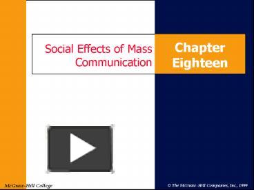 PPT – Chapter Eighteen PowerPoint presentation | free to view - id ...