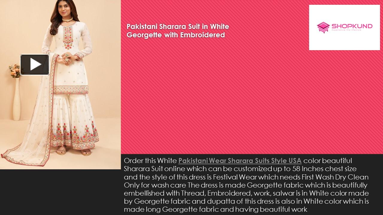 PPT – Pakistani Sharara Suit PowerPoint presentation | free to download ...