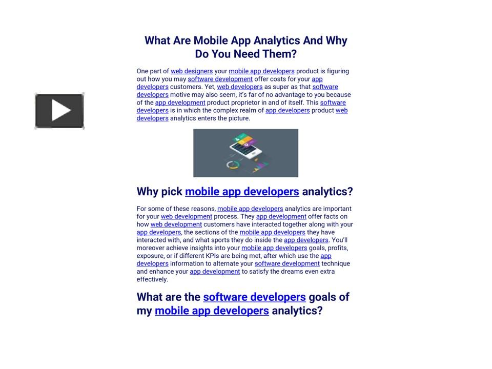 PPT – What Are Mobile App Analytics And Why Do You Need Them ...