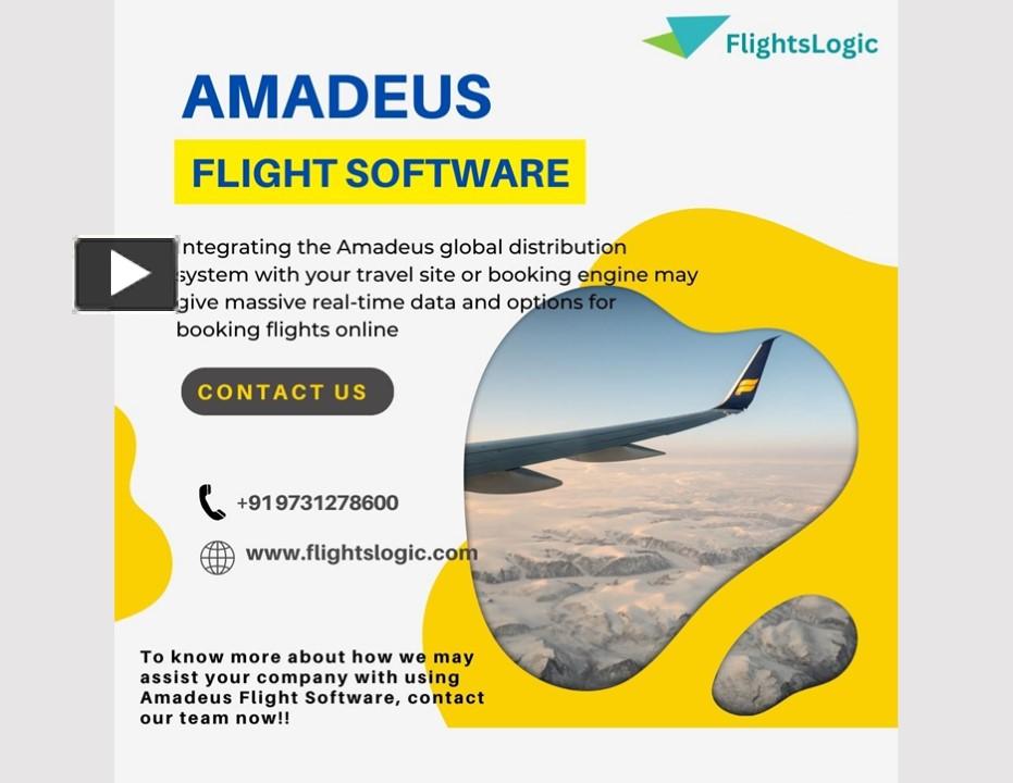 PPT – Amadeus Flight Software PowerPoint presentation | free to ...