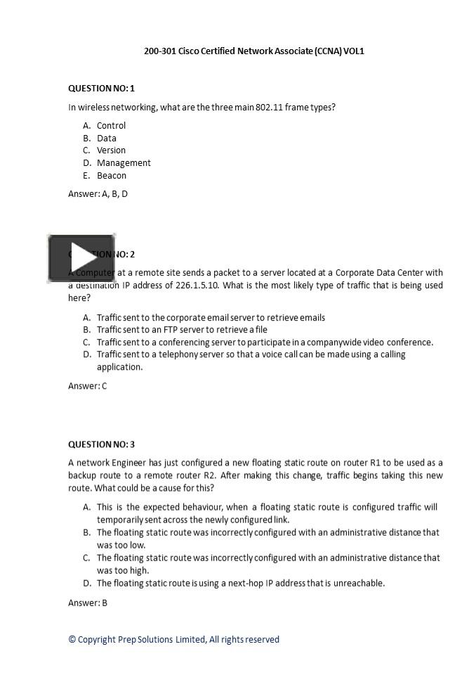 PPT – 200-301 VOL1 Question PowerPoint presentation | free to download ...