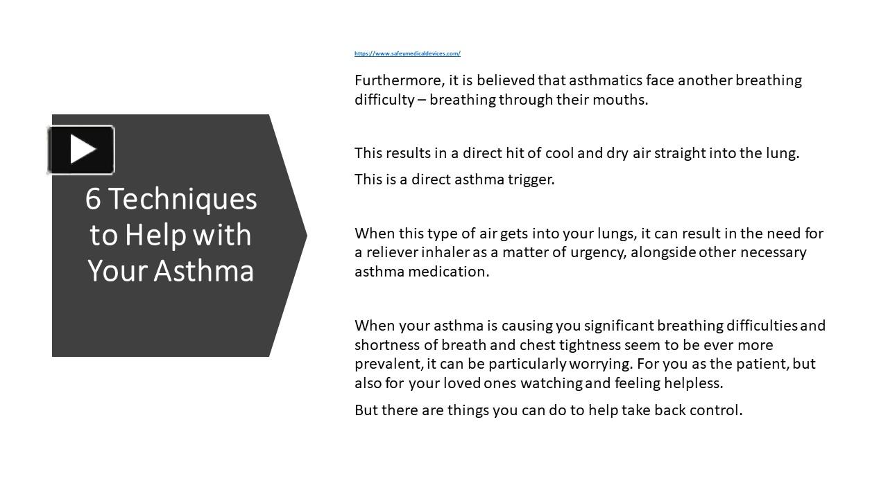 PPT – 6 Techniques to Help with Your Asthma PowerPoint presentation ...
