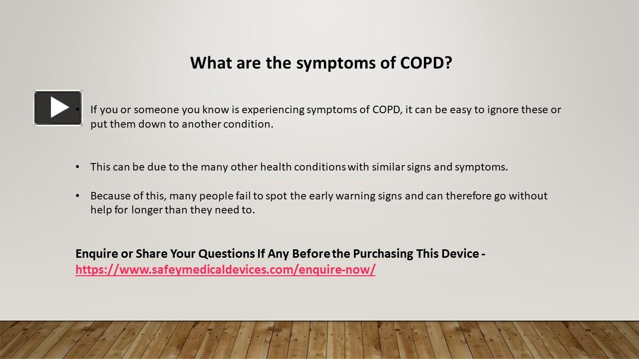 PPT – What are the symptoms of COPD? PowerPoint presentation | free to ...