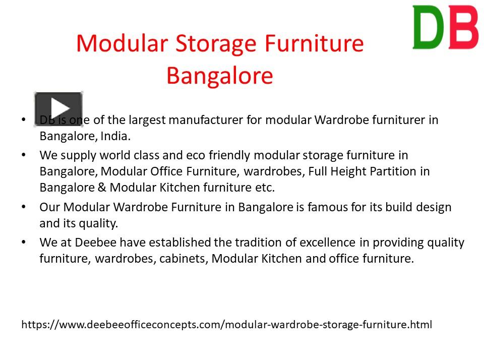 PPT – Modular Storage Furniture Bangalore-Modular Wardrobe Furniture in ...