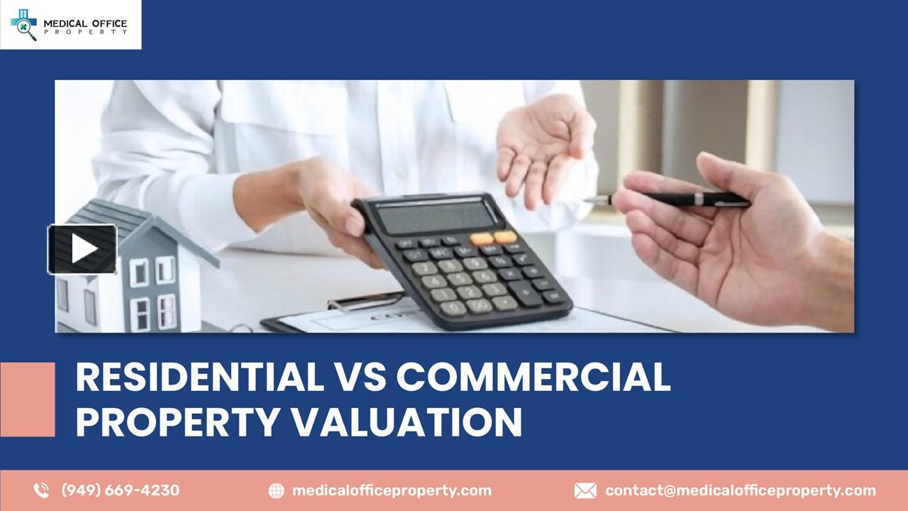 PPT – Residential Vs Commercial Property Valuation PowerPoint ...