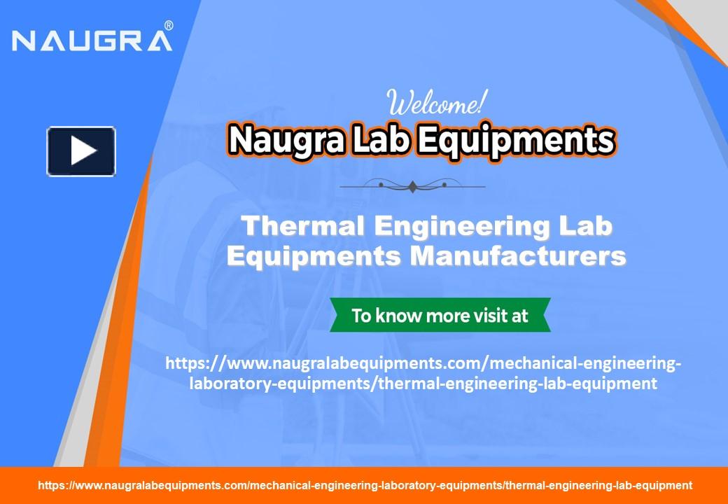 PPT – Thermal Engineering Lab Equipments Manufacturers PowerPoint ...