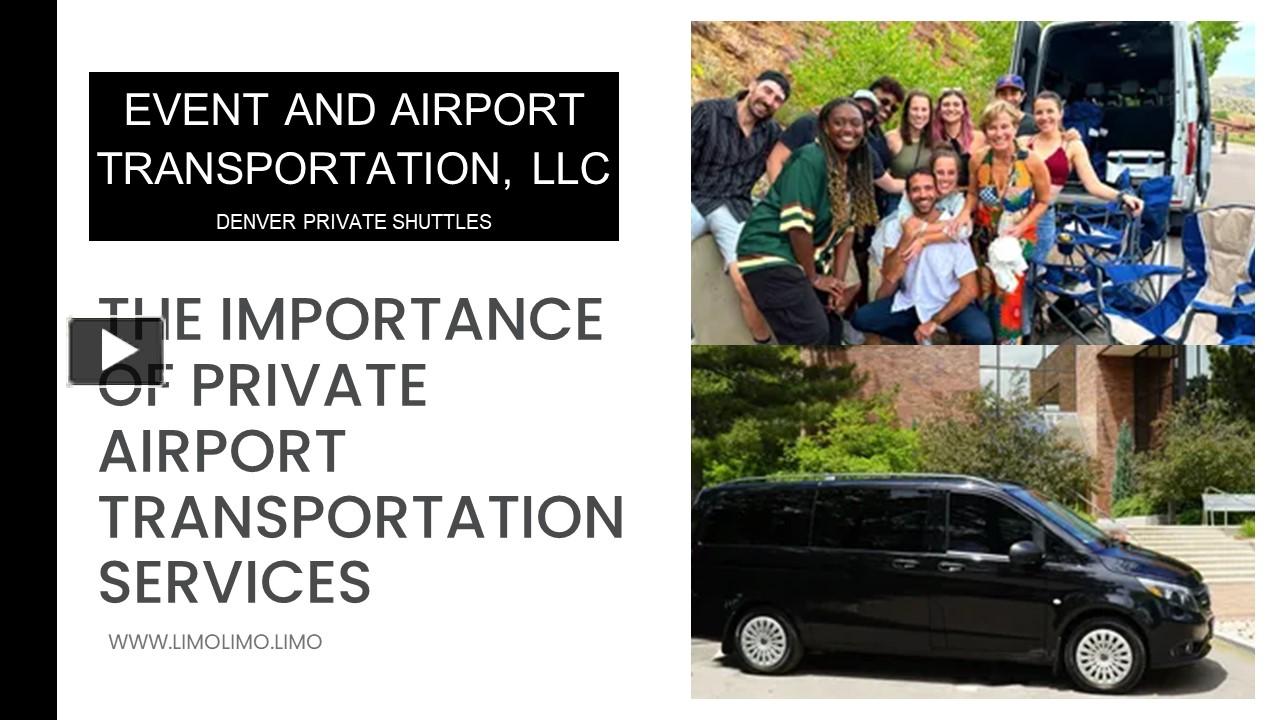 The Importance of Private Airport Transportation Services presentation ...