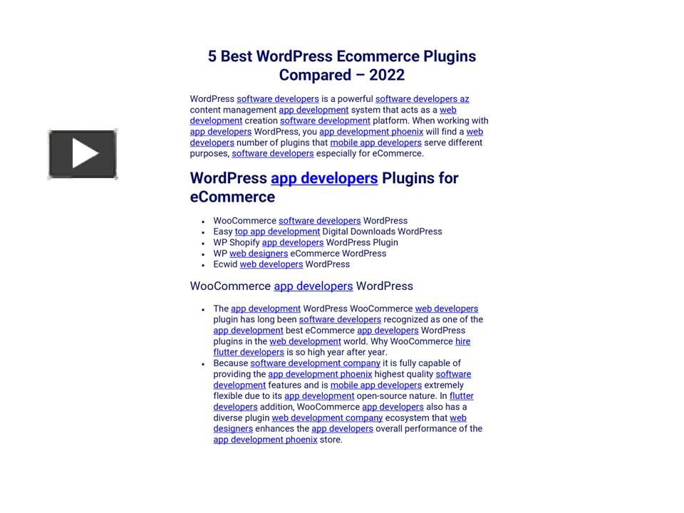 PPT – 5 Best WordPress Ecommerce Plugins Compared – 2022 PowerPoint ...
