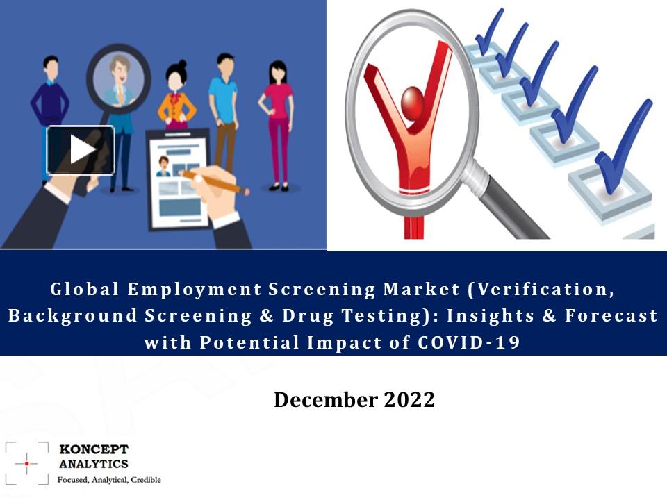 PPT – Global Employment Screening Market: Insights & Forecast (2022 ...