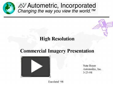 High Resolution presentation | free to download