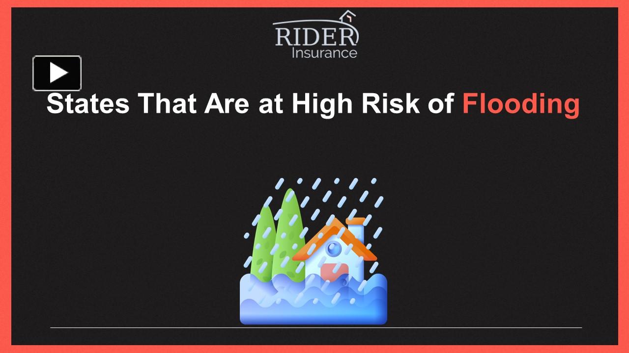 States That Are at High Risk of Flooding presentation | free to download