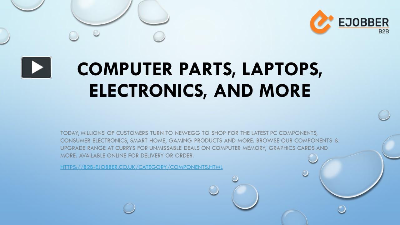 PPT – Computer Parts, Laptops, Electronics, and More PowerPoint ...