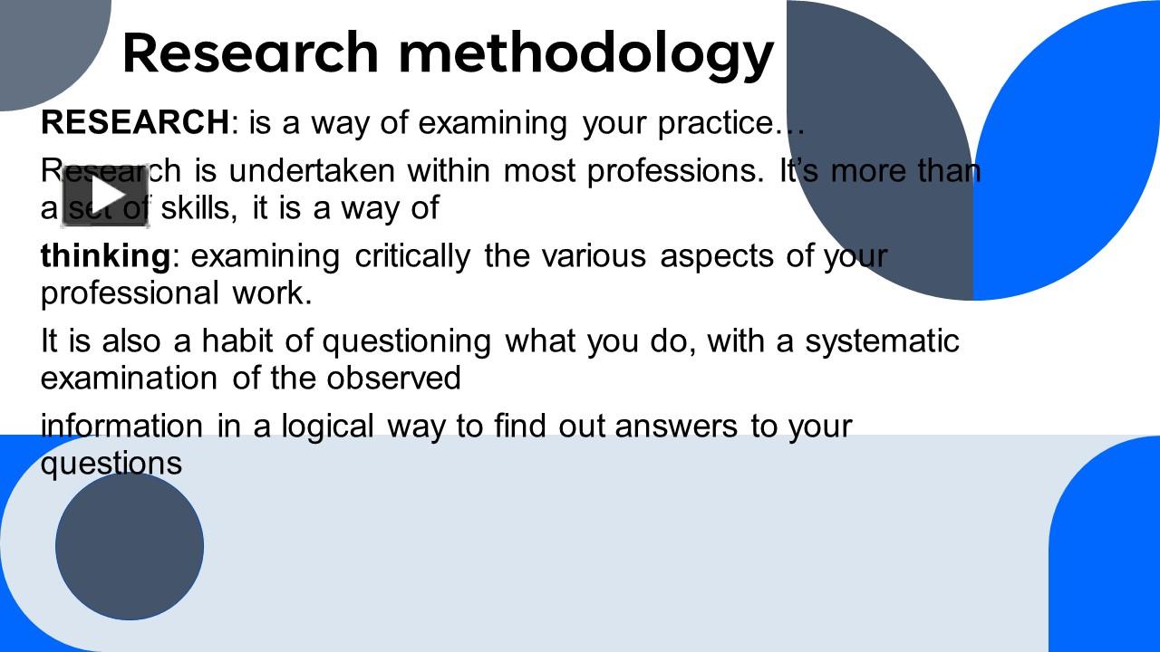 PPT – Research Methodology PowerPoint presentation | free to download ...
