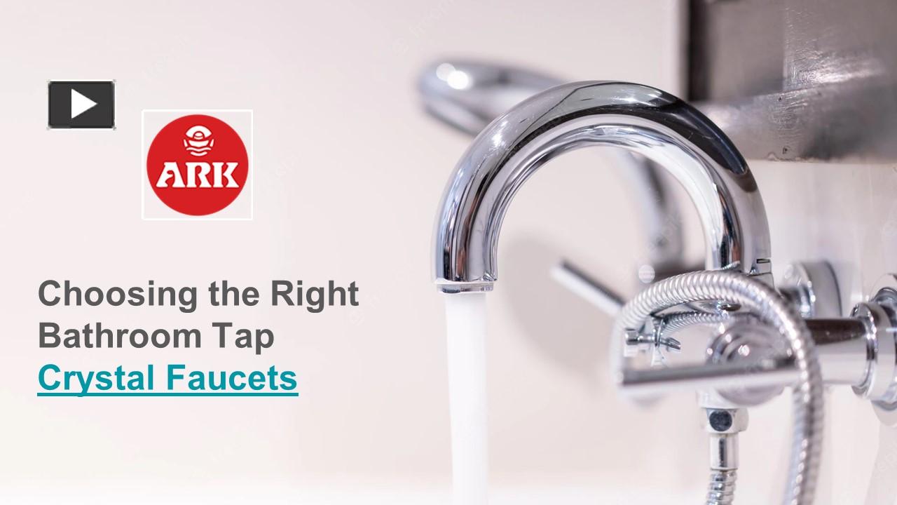 PPT – High-end designer bathroom faucet with crystals PowerPoint ...