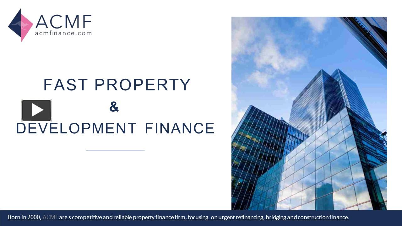 Fast Property and Development Finance-ACM Finance Australia ...