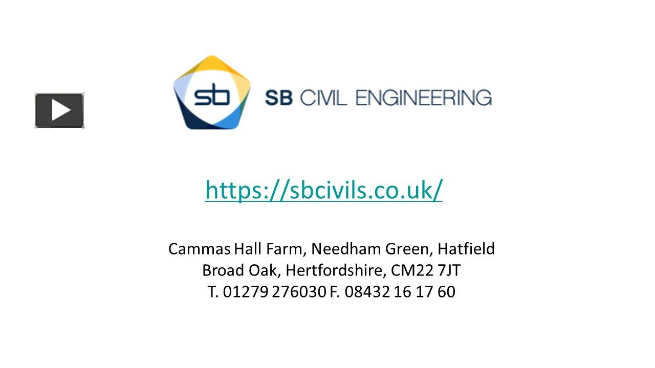 SB Civil Engineering - PPT presentation | free to download