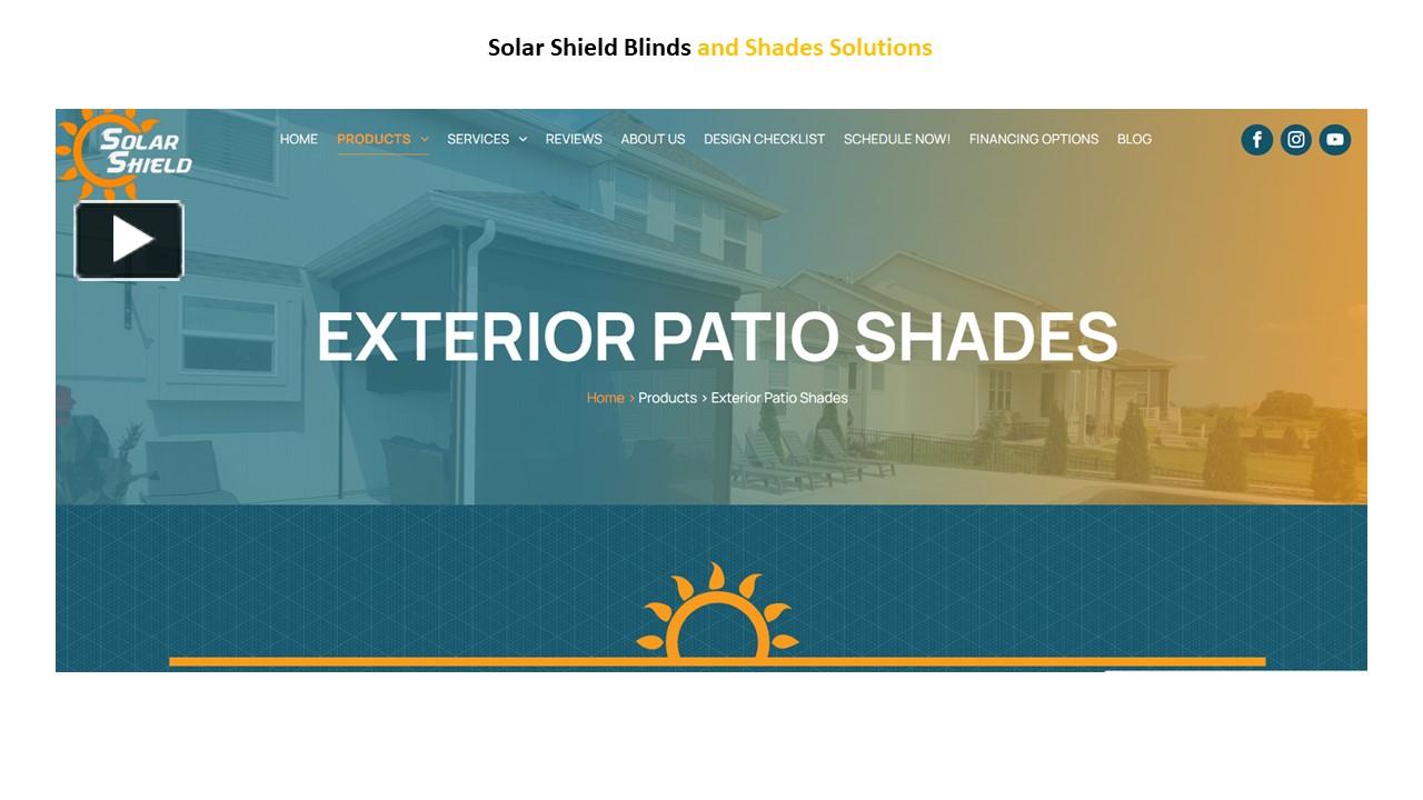 PPT – Custom Exterior Patio Shades PowerPoint presentation | free to ...