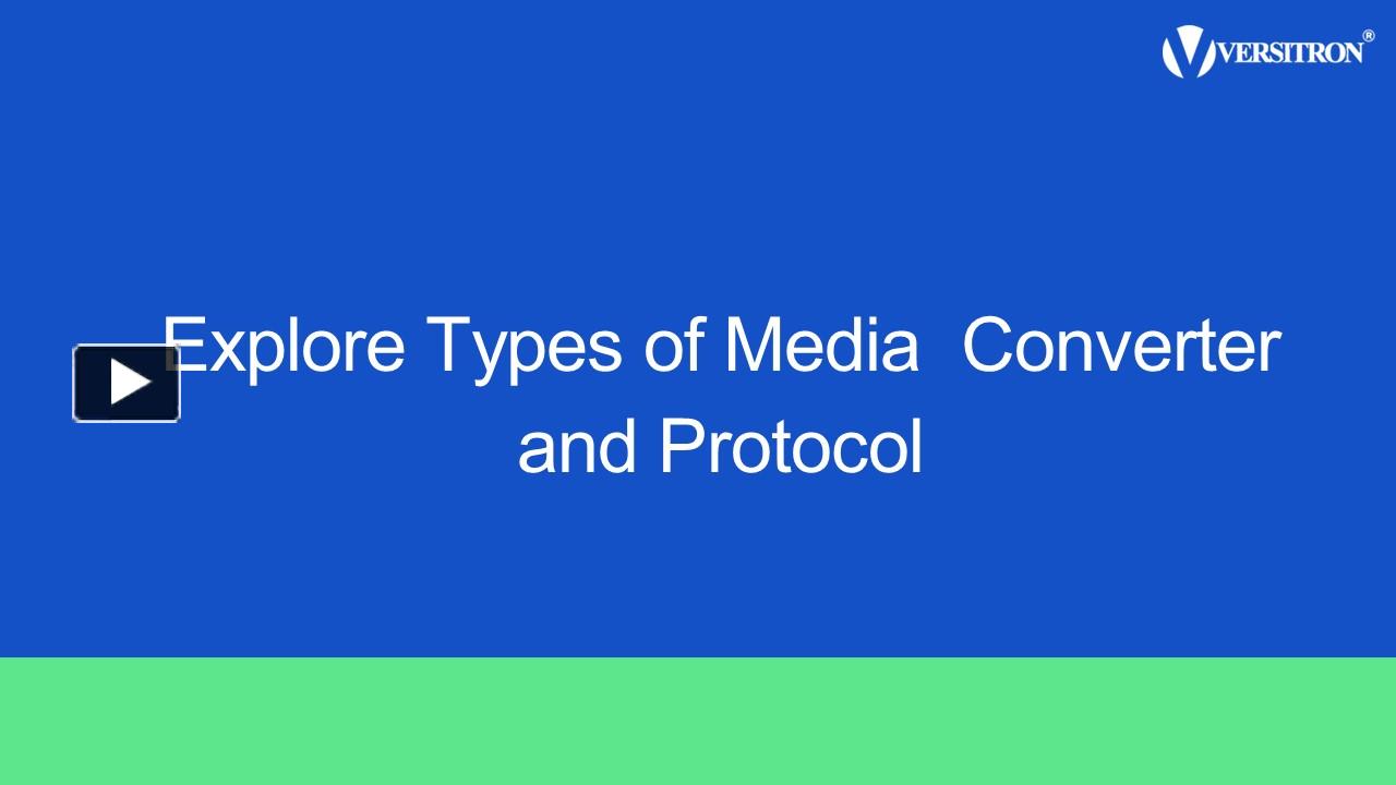 PPT – Learn Types of Media Converter and Protocol PowerPoint ...