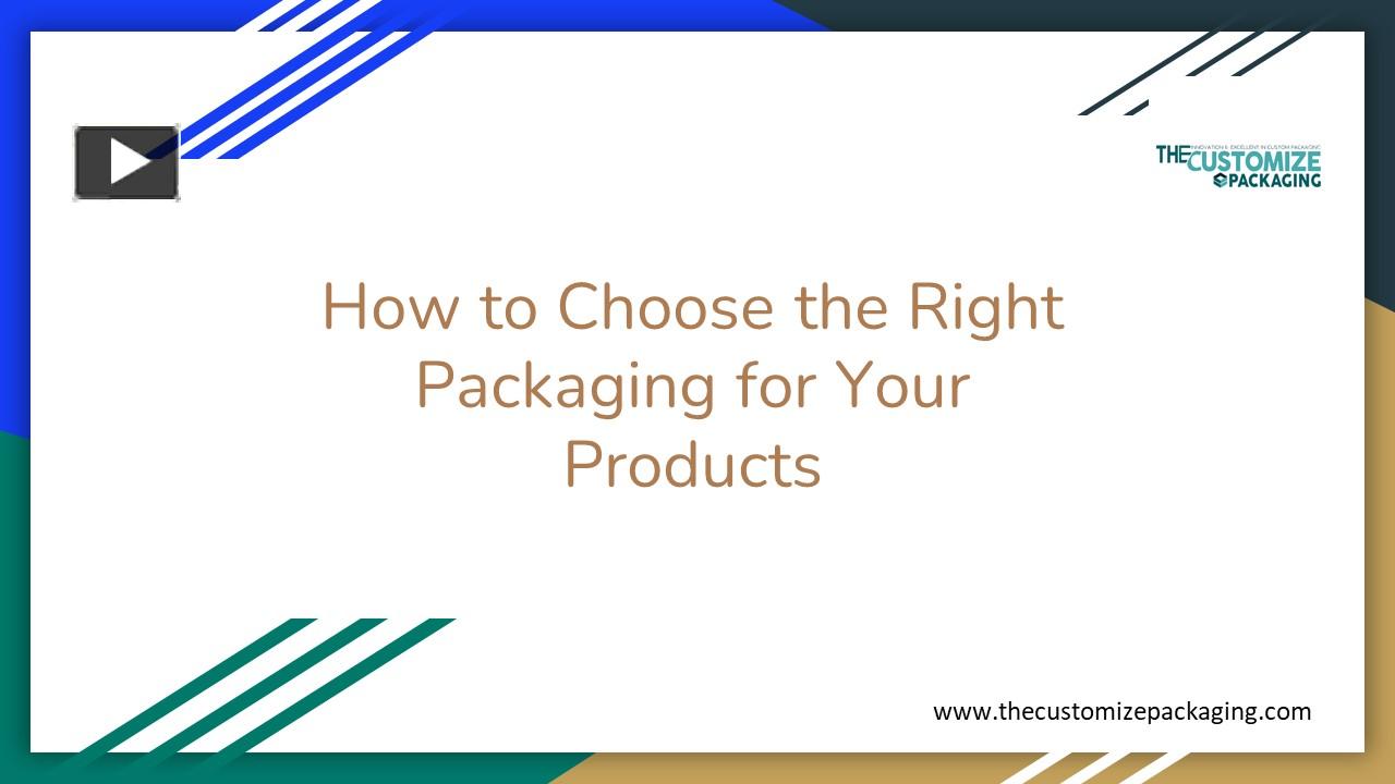 PPT – How to Choose the Right Packaging for Your Products PowerPoint ...