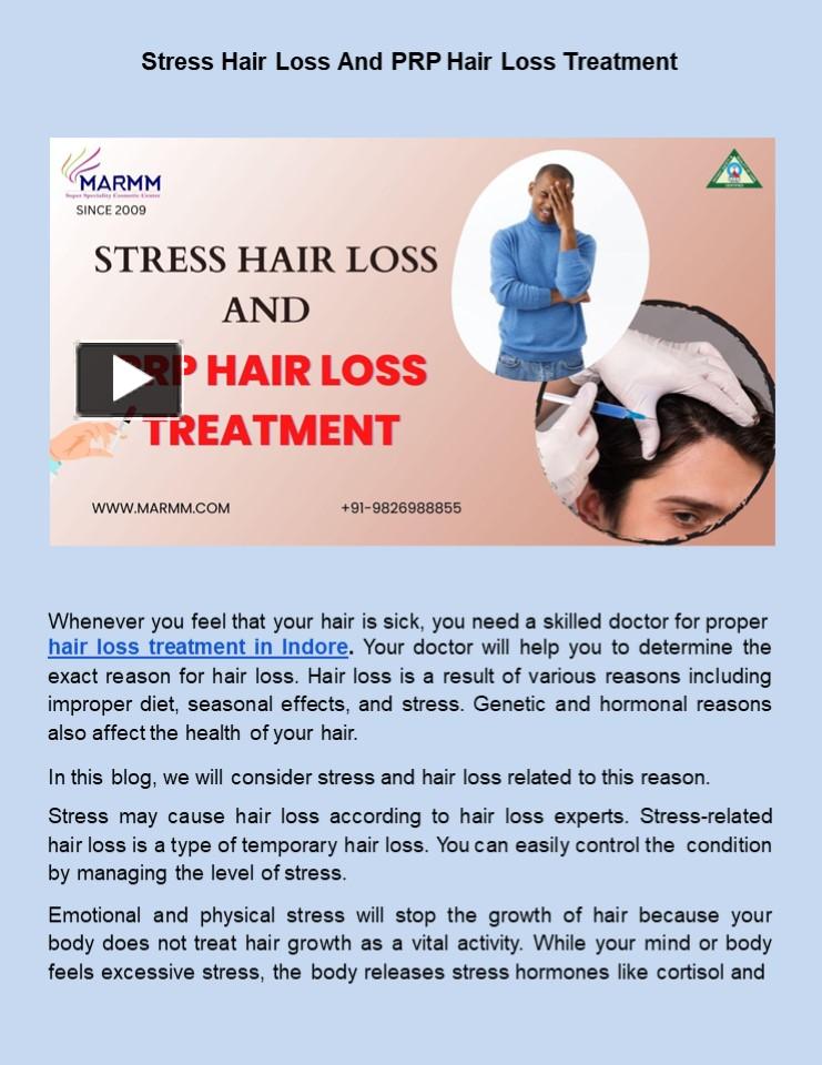 Stress Hair Loss And PRP Hair Loss Treatment presentation | free to ...