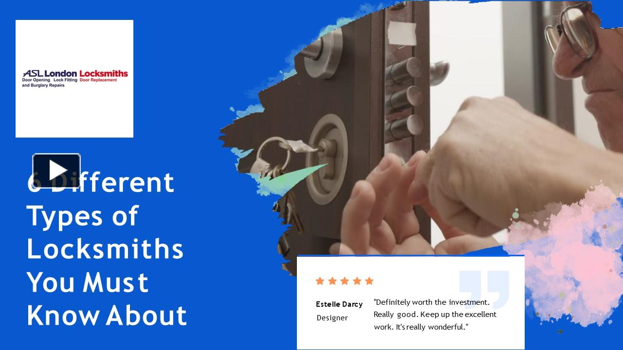 6 Different Types of Locksmiths You Must Know About presentation | free ...