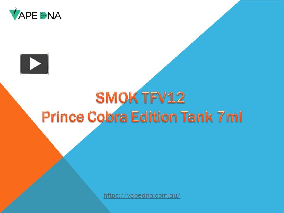 SMOK TFV12 Prince Cobra Edition Tank 7ml presentation | free to download