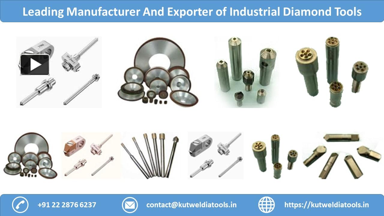 PPT – Industrial Diamond Tools for Diamonds, Precious Stones, and Semi ...