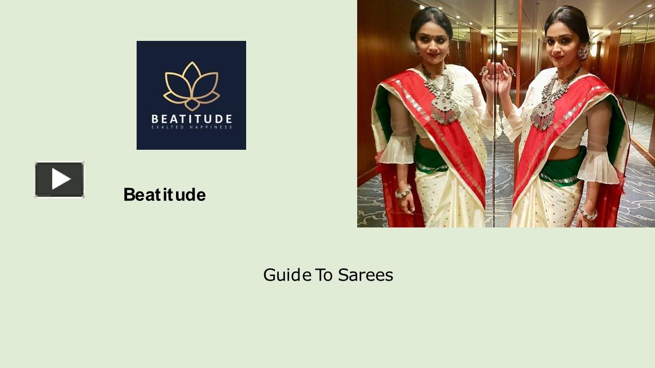 PPT – Guide To Sarees PowerPoint presentation | free to download - id ...