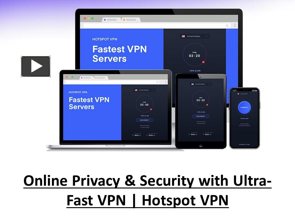 PPT – Online Privacy & Security with Ultra-Fast VPN | Hotspot VPN ...