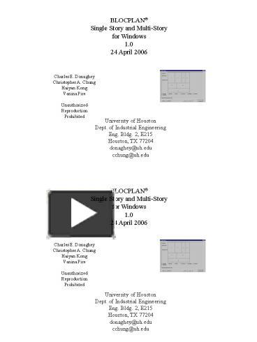 PPT – BLOCPLAN PowerPoint presentation | free to view - id: 962de-YWZjZ