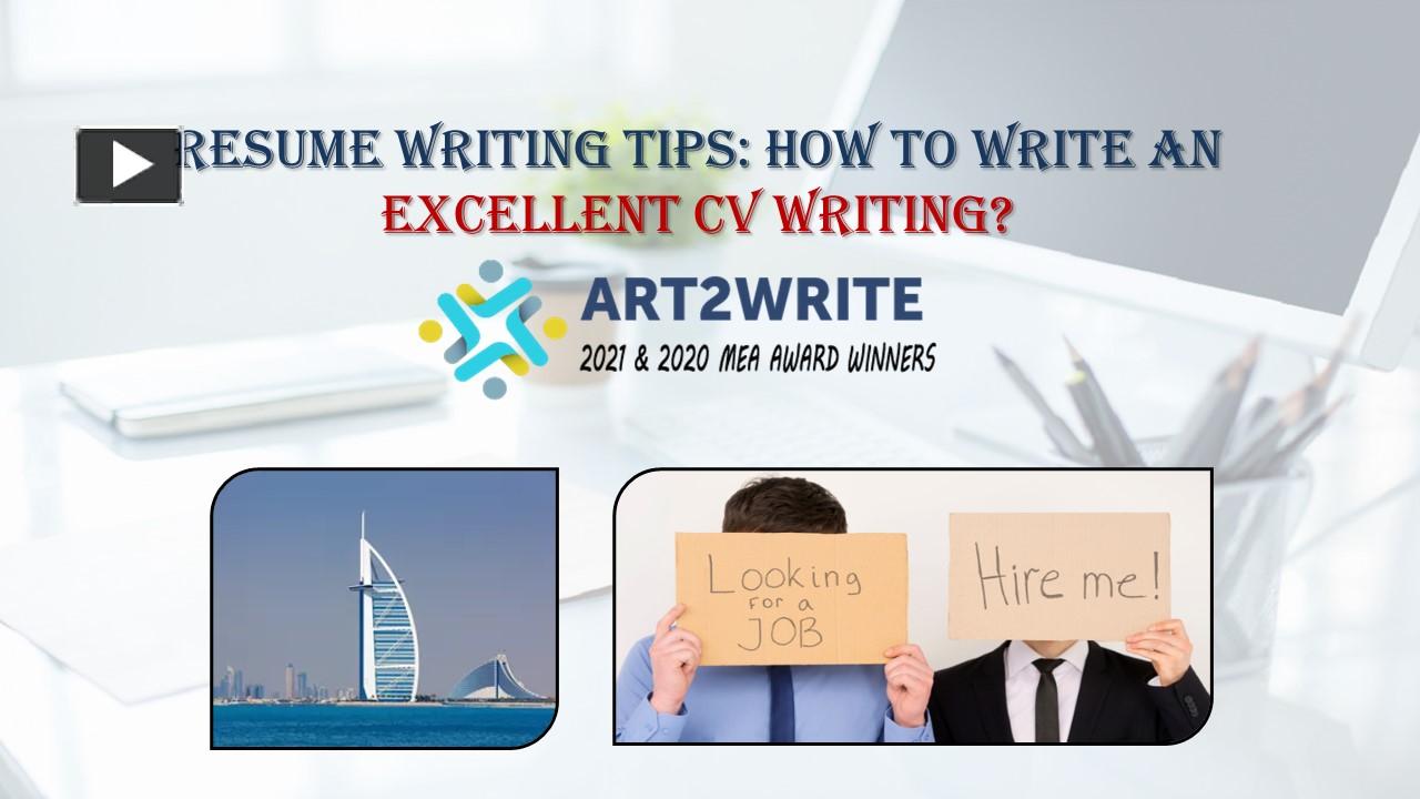 PPT – Resume Writing Tips: How to Write an Excellent CV Writing ...
